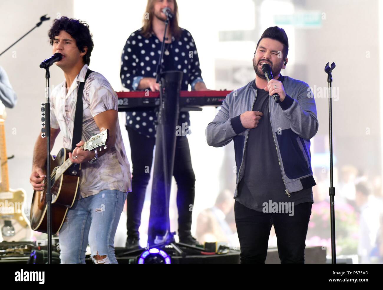 New York, NY, USA. 25th June, 2018. Dan Smyers, Shay Mooney on stage ...
