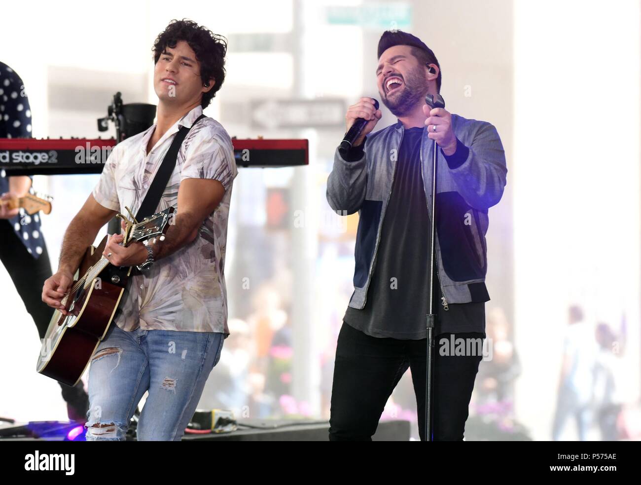 New York, NY, USA. 25th June, 2018. Dan Smyers, Shay Mooney on stage ...