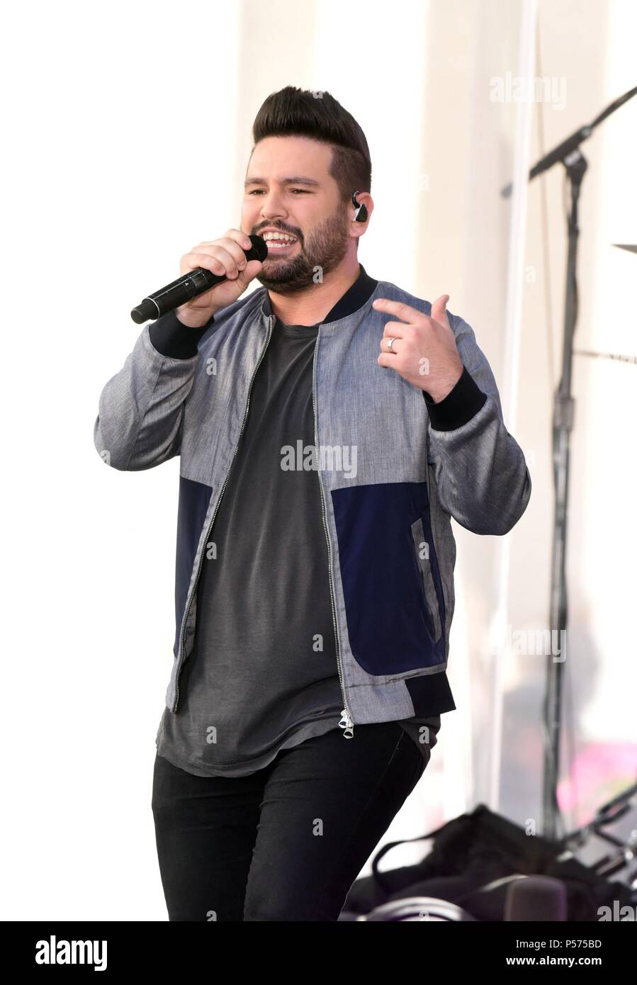 New York, NY, USA. 25th June, 2018. Shay Mooney on stage for Dan Shay ...