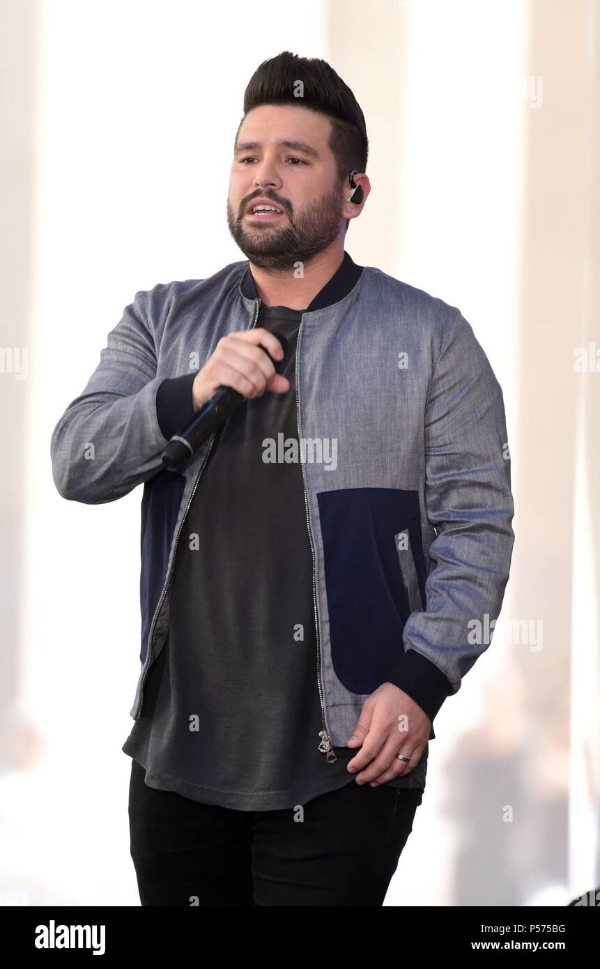 New York, NY, USA. 25th June, 2018. Shay Mooney on stage for Dan Shay ...