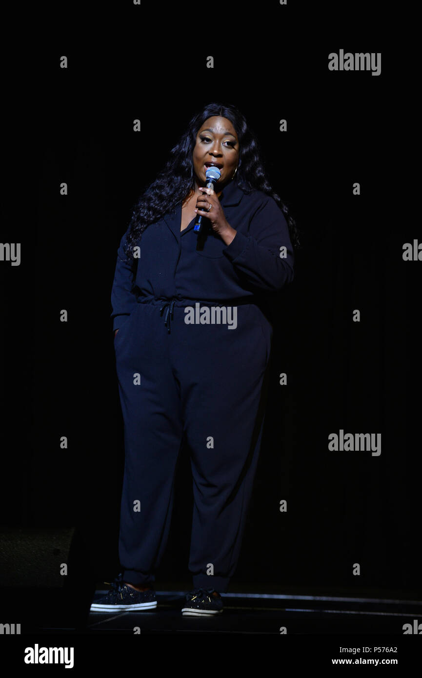 Miami Fl Usa 23rd June 2018 Loni Love Performs During Ladies Night Out Comedy Tour At James