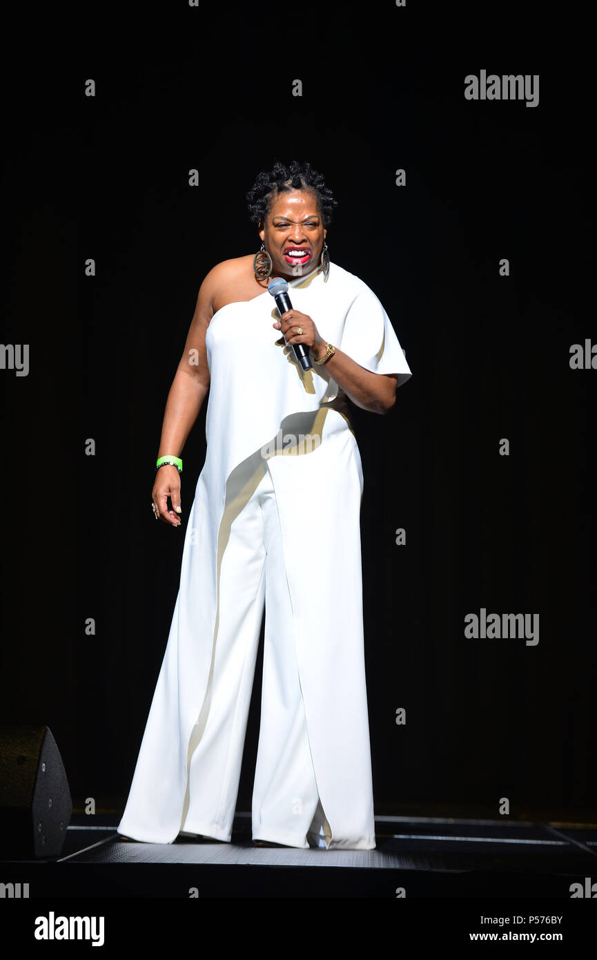 Miami, FL, USA. 23rd June, 2018. Adele Givens, performs during Ladies ...