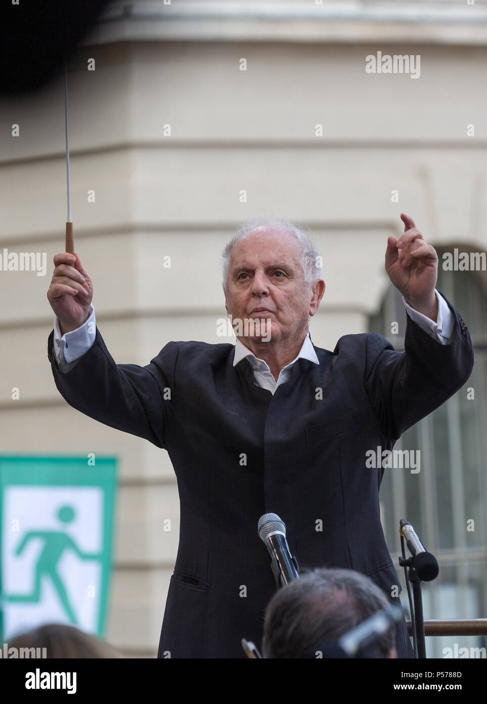 Berlin, Germany. 16th June, 2018. Daniel Barenboim, conductor of the ...