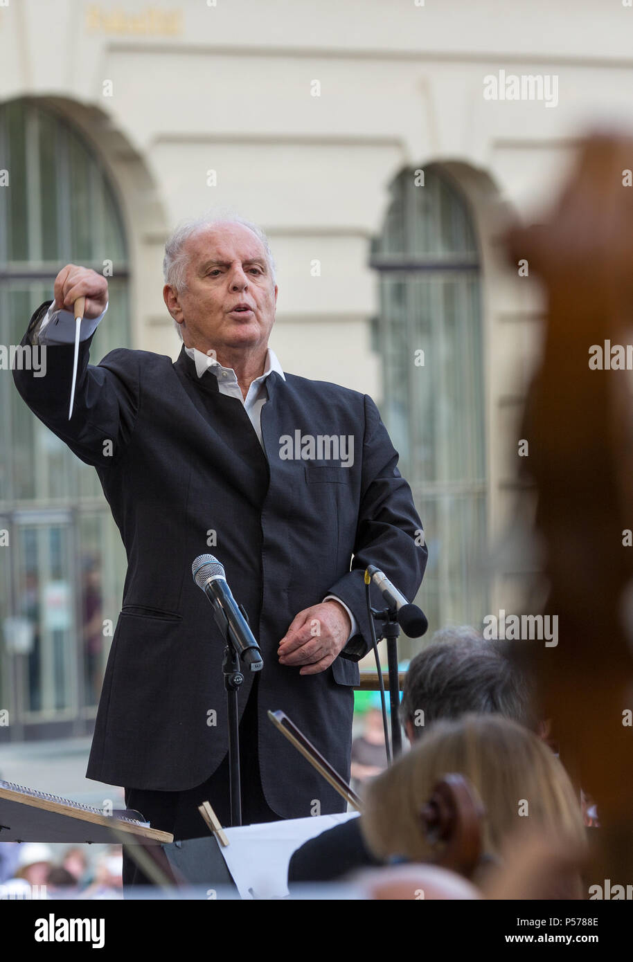 Berlin, Germany. 16th June, 2018. Daniel Barenboim, conductor of the ...