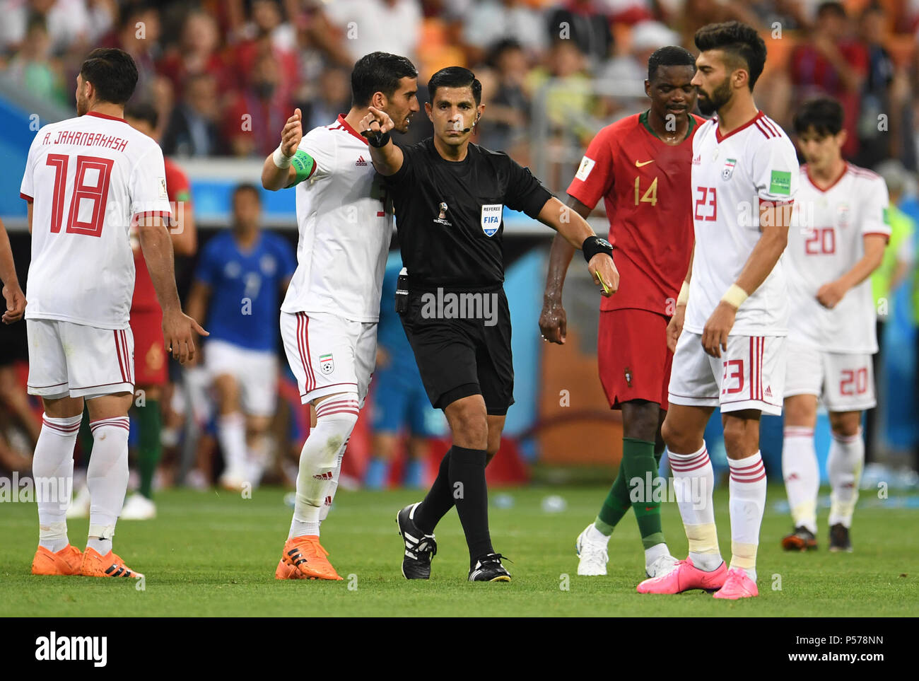 Saransk, Russia. 25th June, 2018. Soccer: FIFA World Cup 2018, Iran vs ...
