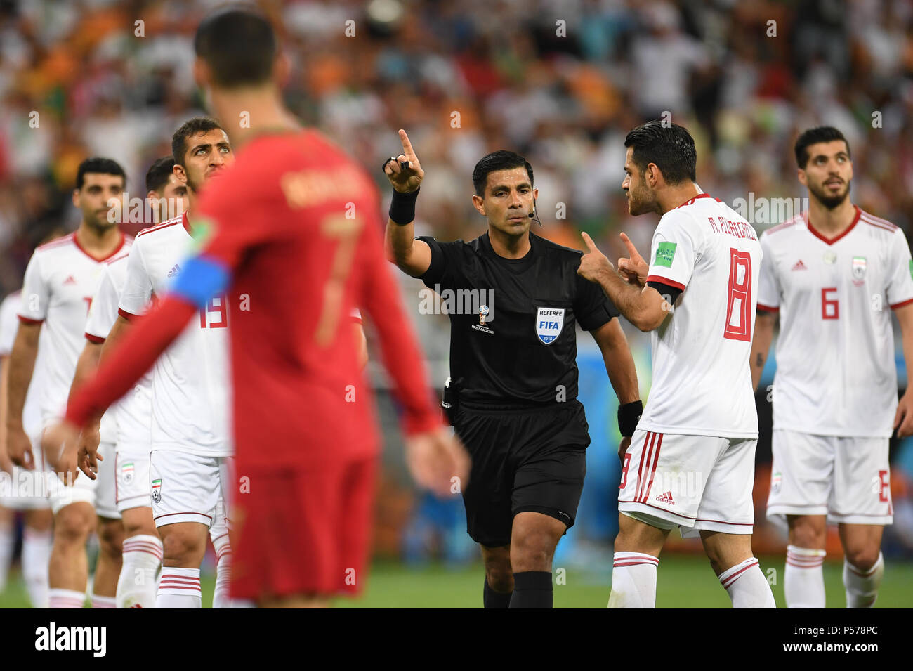 Saransk, Russia. 25th June, 2018. Soccer: FIFA World Cup 2018, Iran vs ...