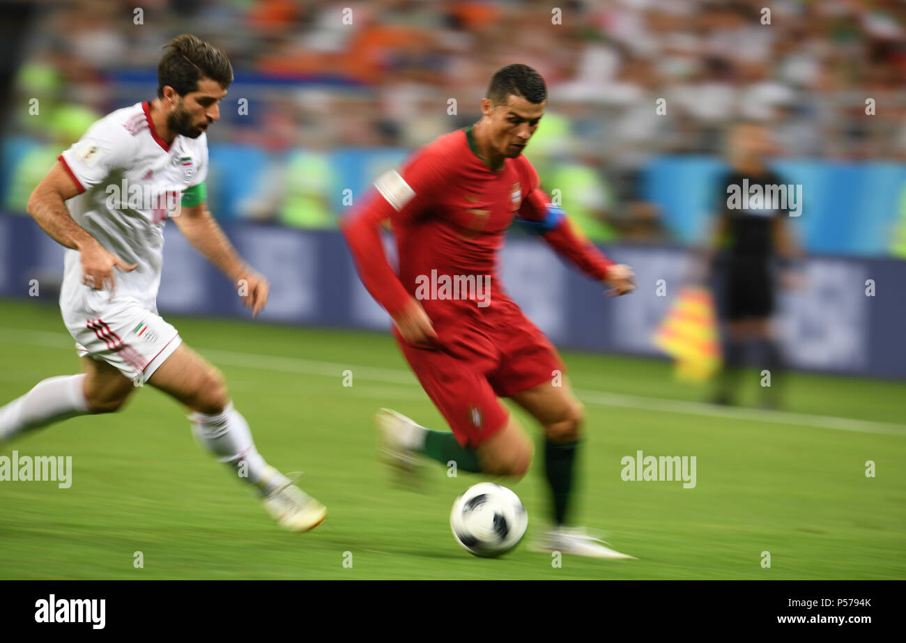 Saransk, Russia. 25th June, 2018. Soccer: FIFA World Cup 2018, Iran vs ...
