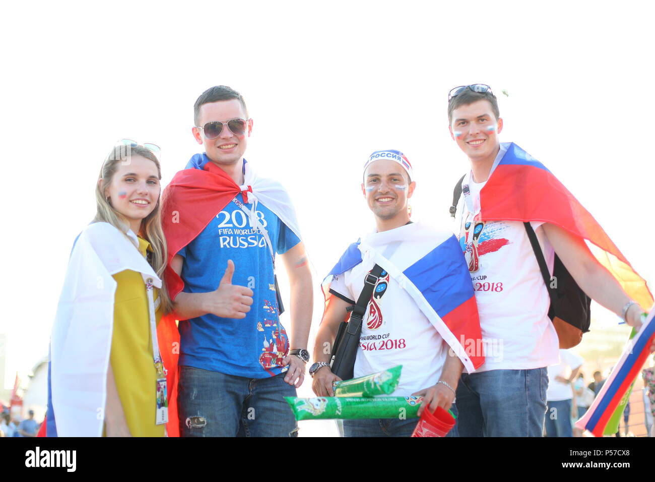 Kazan, Russia. 25th June, 2018. Russia fans Football/Soccer : FIFA ...