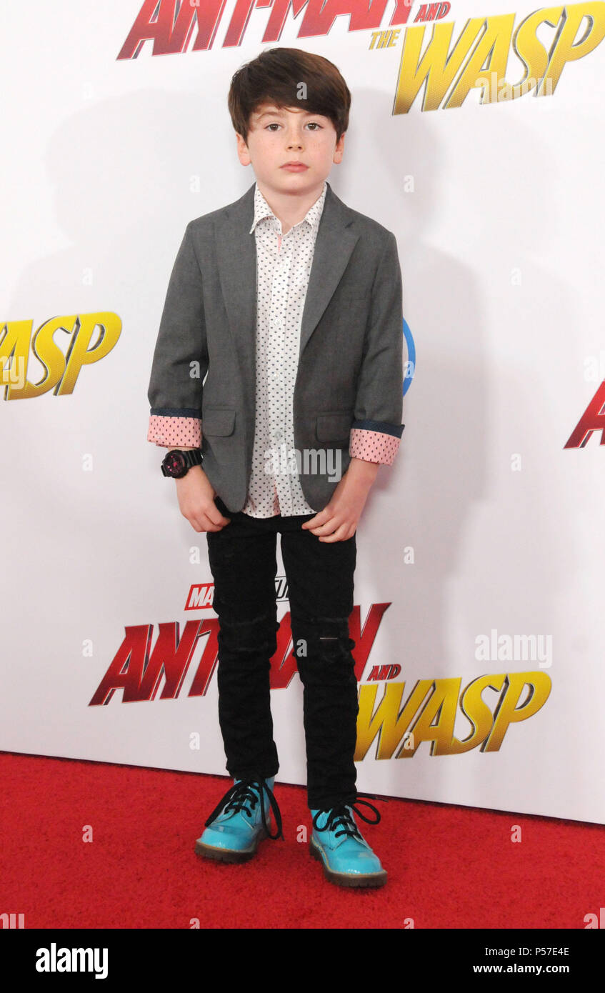 Los Angeles, California, USA . 25th June, 2018. Actor Paxton Booth ...