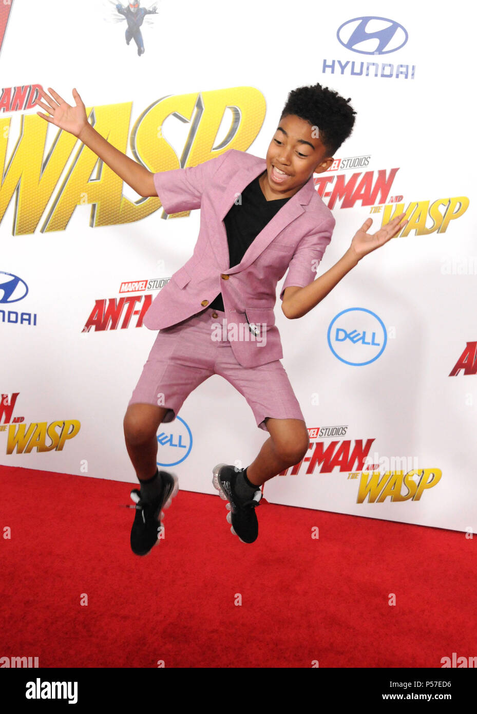 Los Angeles, California, USA . 25th June, 2018. Actor Miles Brown ...