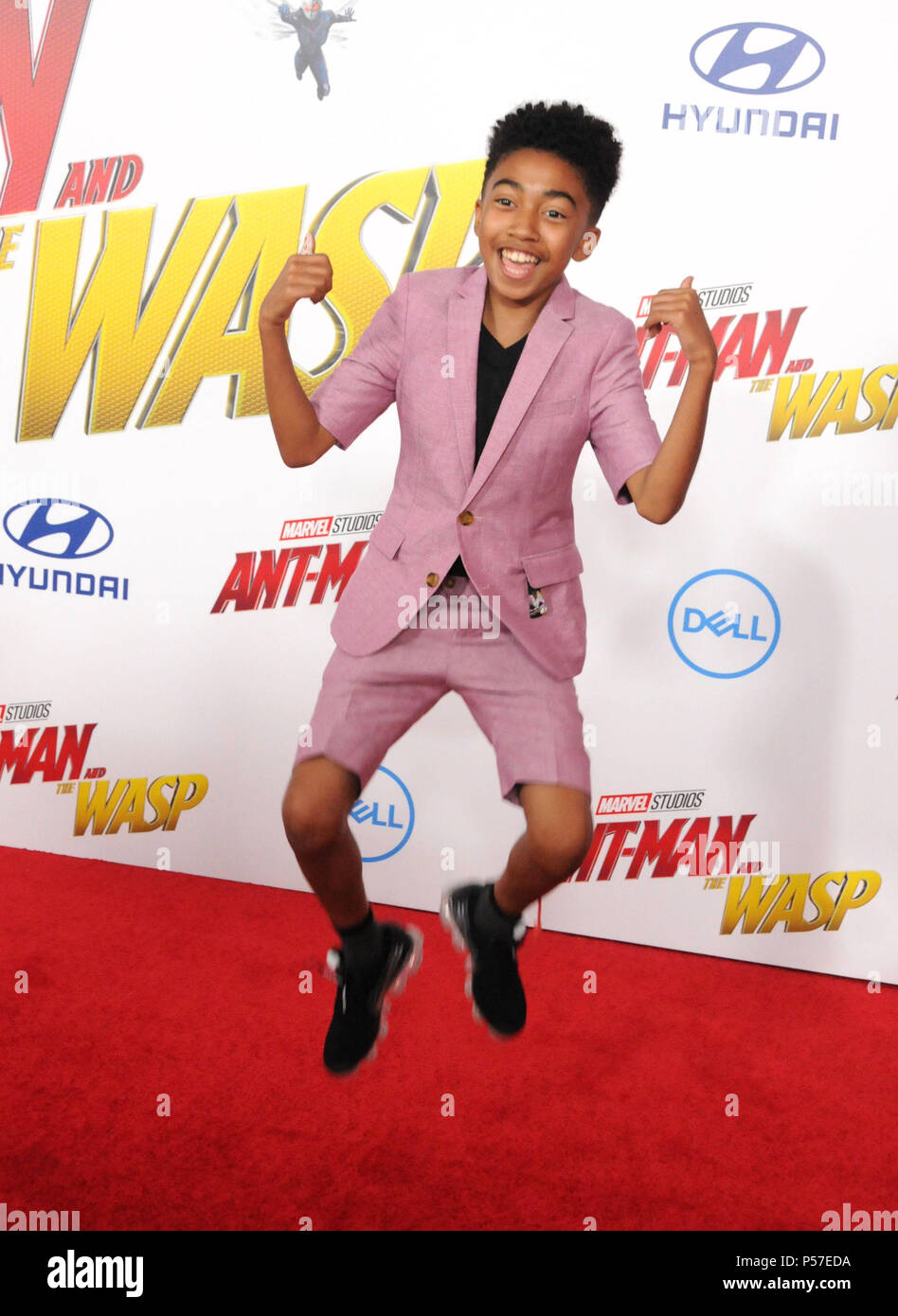 Los Angeles, California, USA . 25th June, 2018. Actor Miles Brown ...