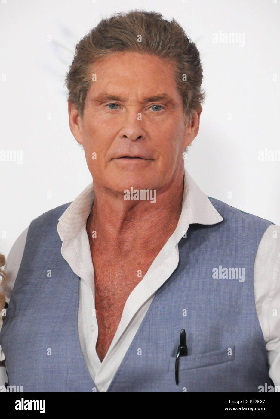 Los Angeles, California, USA . 25th June, 2018. Actor David Hasselhoff ...