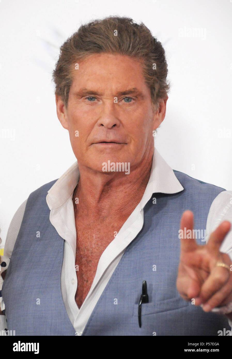 Los Angeles, California, USA . 25th June, 2018. Actor David Hasselhoff ...