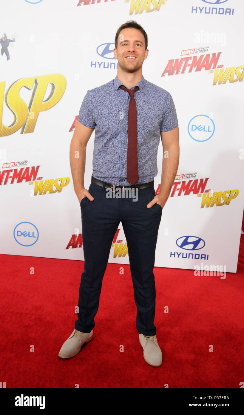 Los Angeles, California, USA . 25th June, 2018. Actor Sean Kleier ...