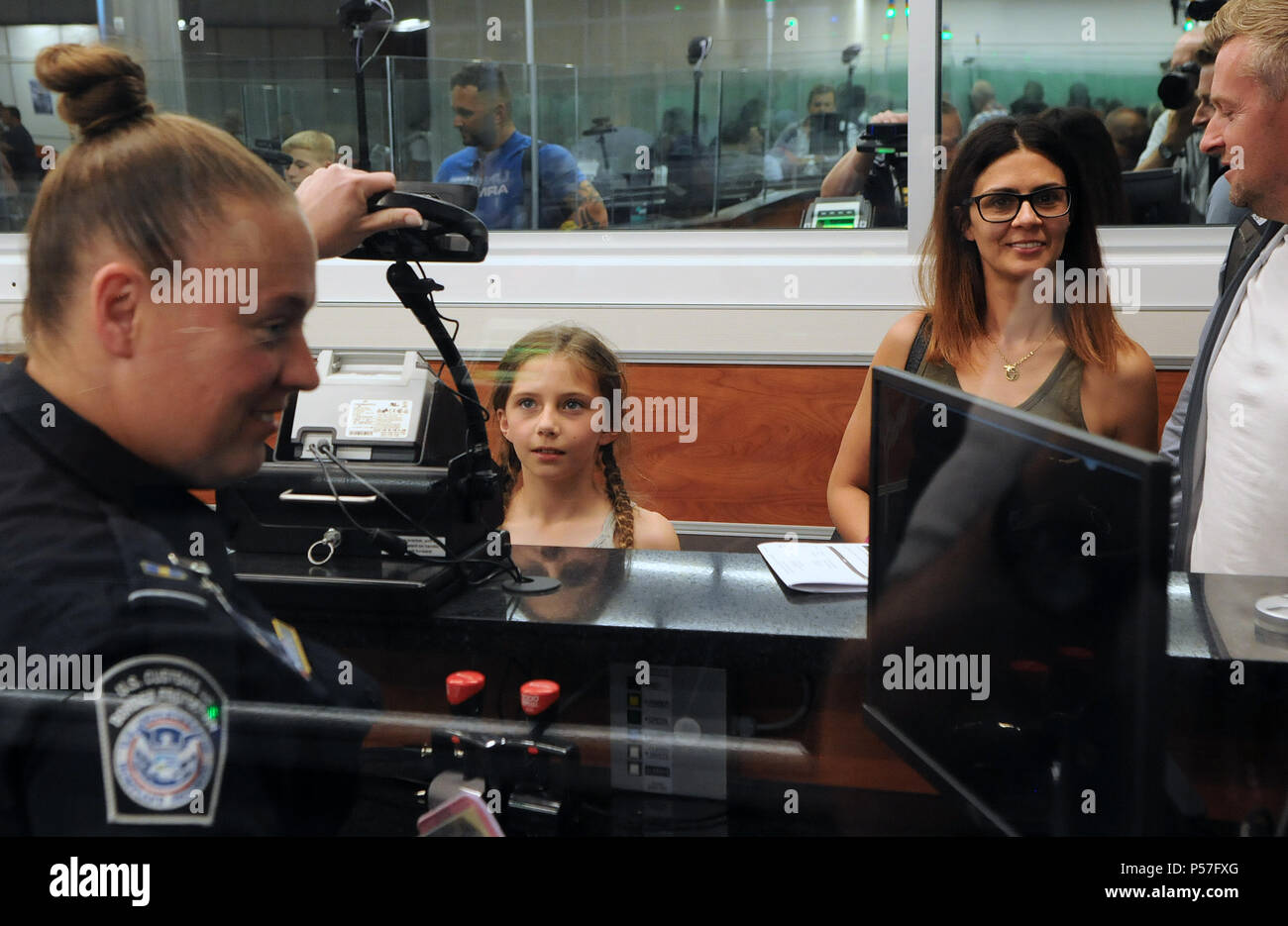 Orlando, Florida, USA. 25th June, 2018. A U.S. Customs and Border ...