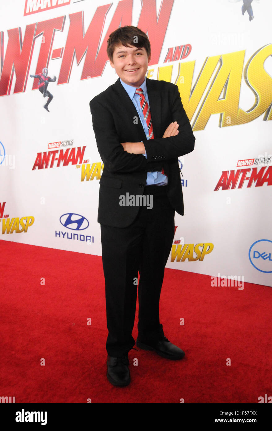 Los Angeles, California, USA . 25th June, 2018. Actor Justin Felbinger ...