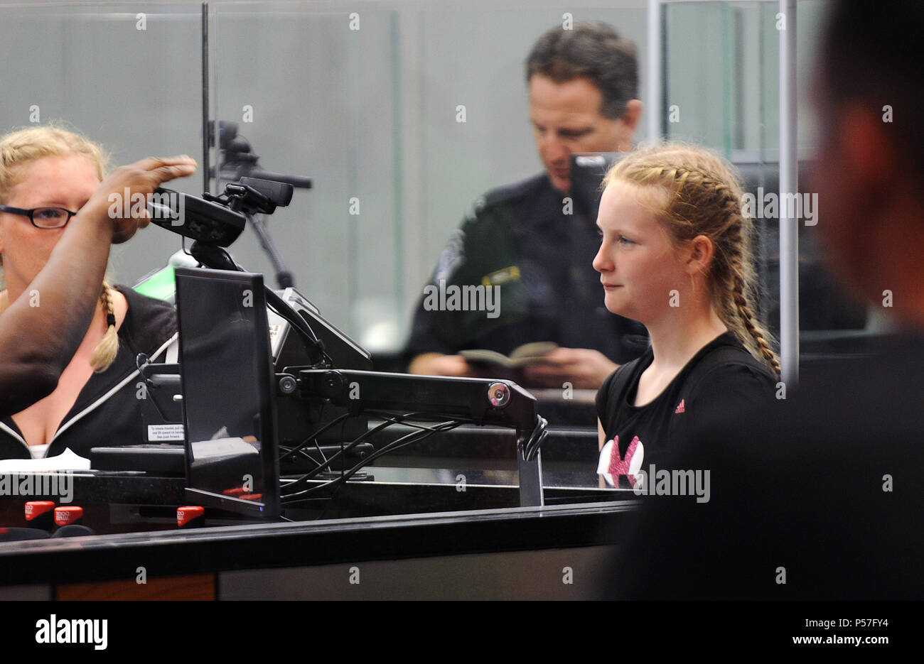 Orlando, Florida, USA. 25th June, 2018. A U.S. Customs and Border ...