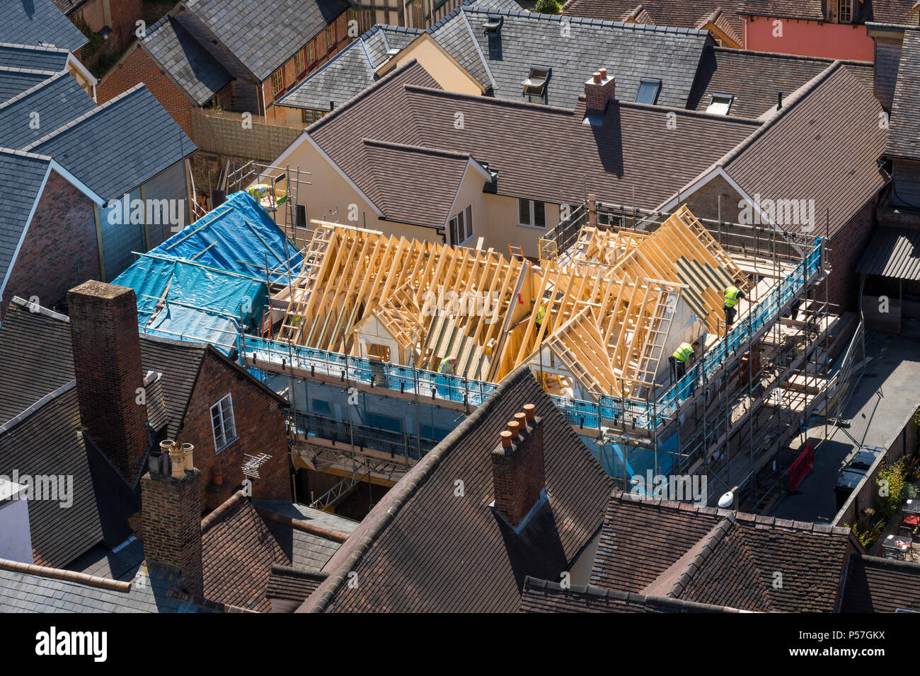 Roofing work hi-res stock photography and images - Alamy
