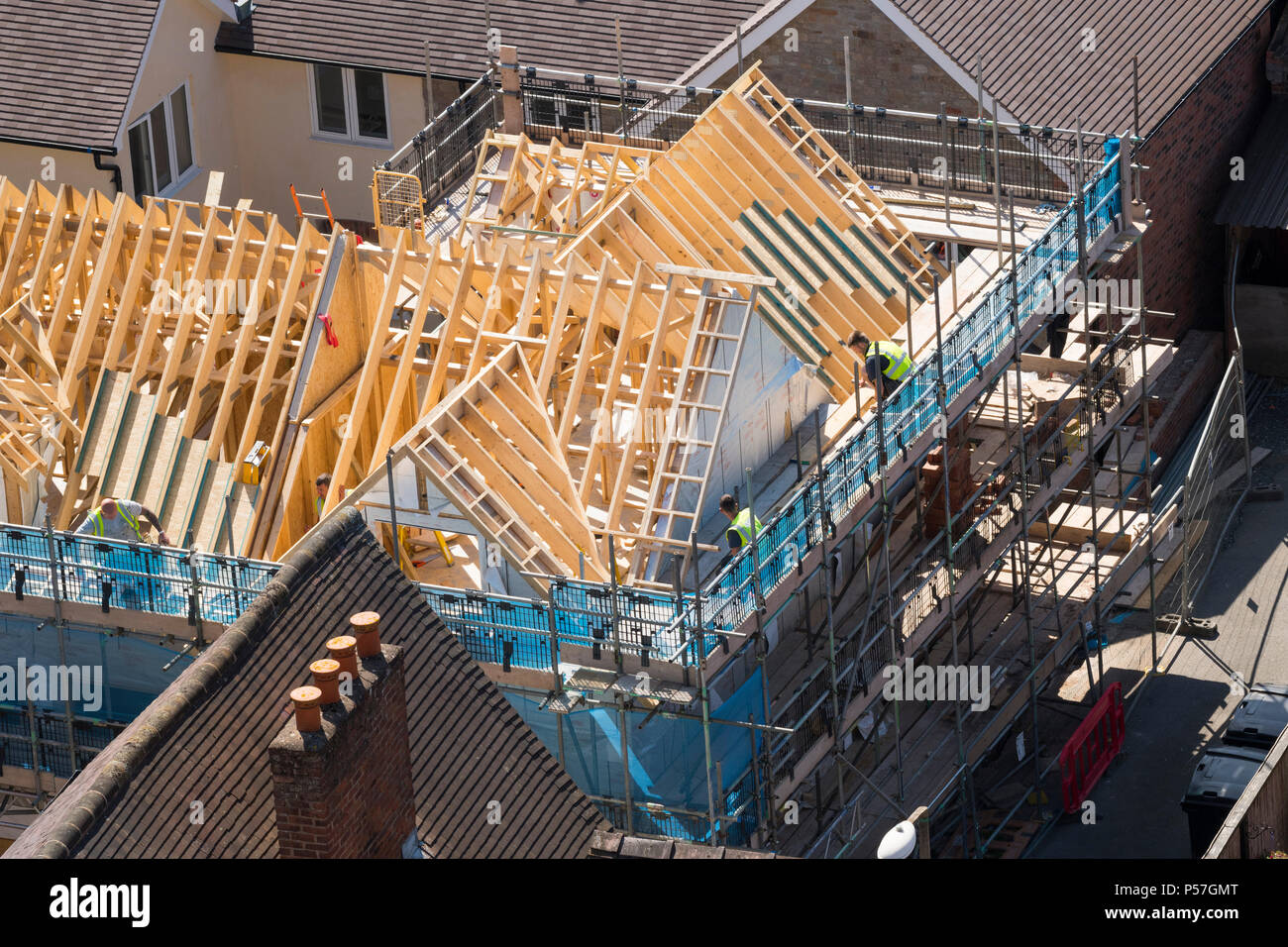 Roofing work hi-res stock photography and images - Alamy