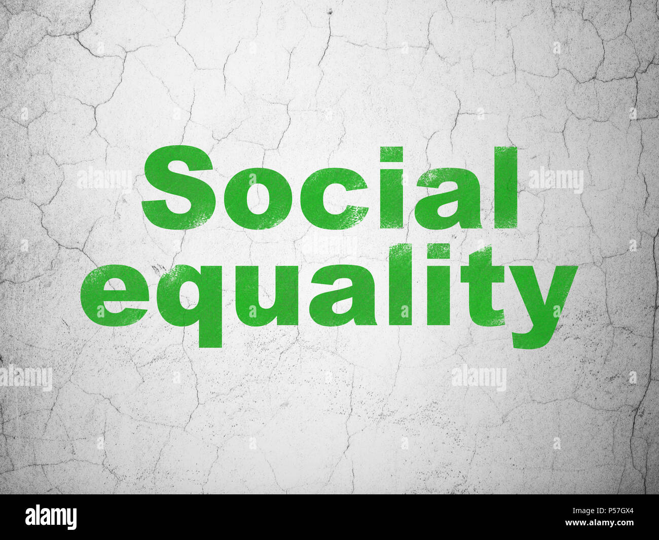 Politics concept: Social Equality on wall background Stock Photo - Alamy