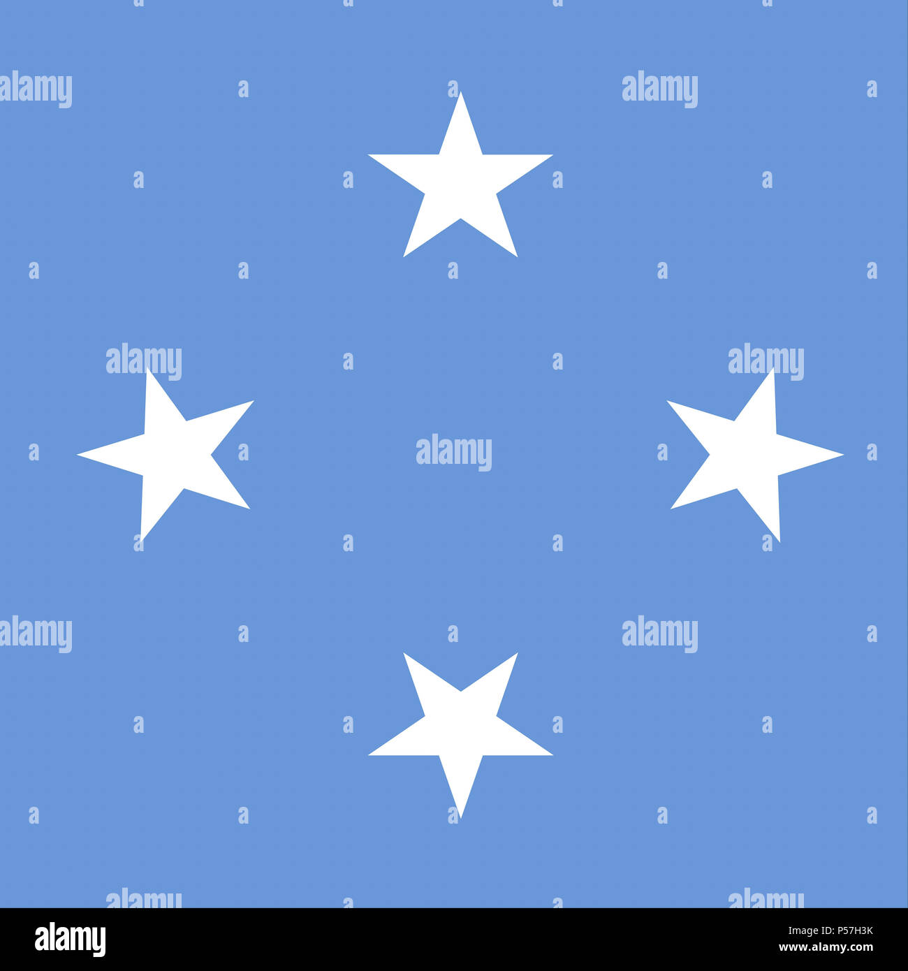 Federated states of micronesia national flag hi-res stock photography ...