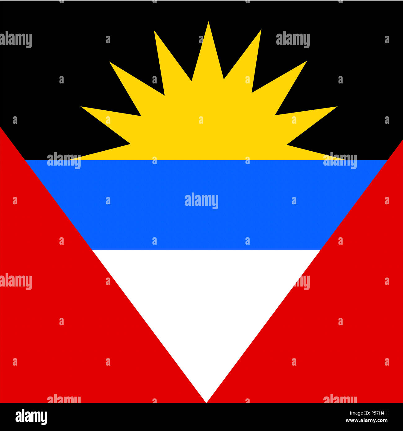 Antigua flag hi-res stock photography and images - Alamy