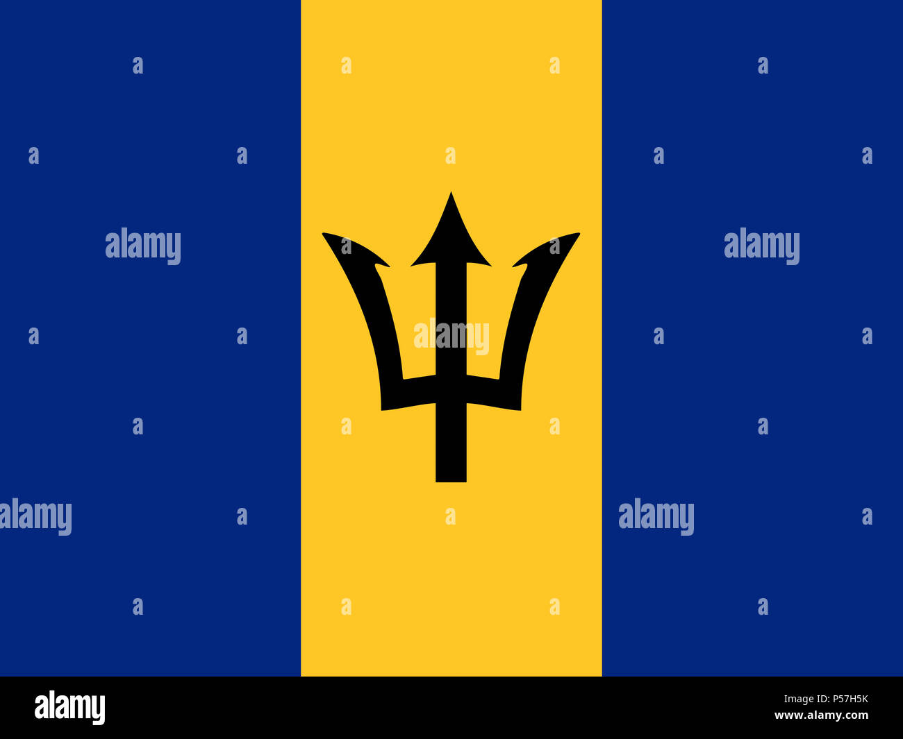Flag flag of barbados hi-res stock photography and images - Alamy