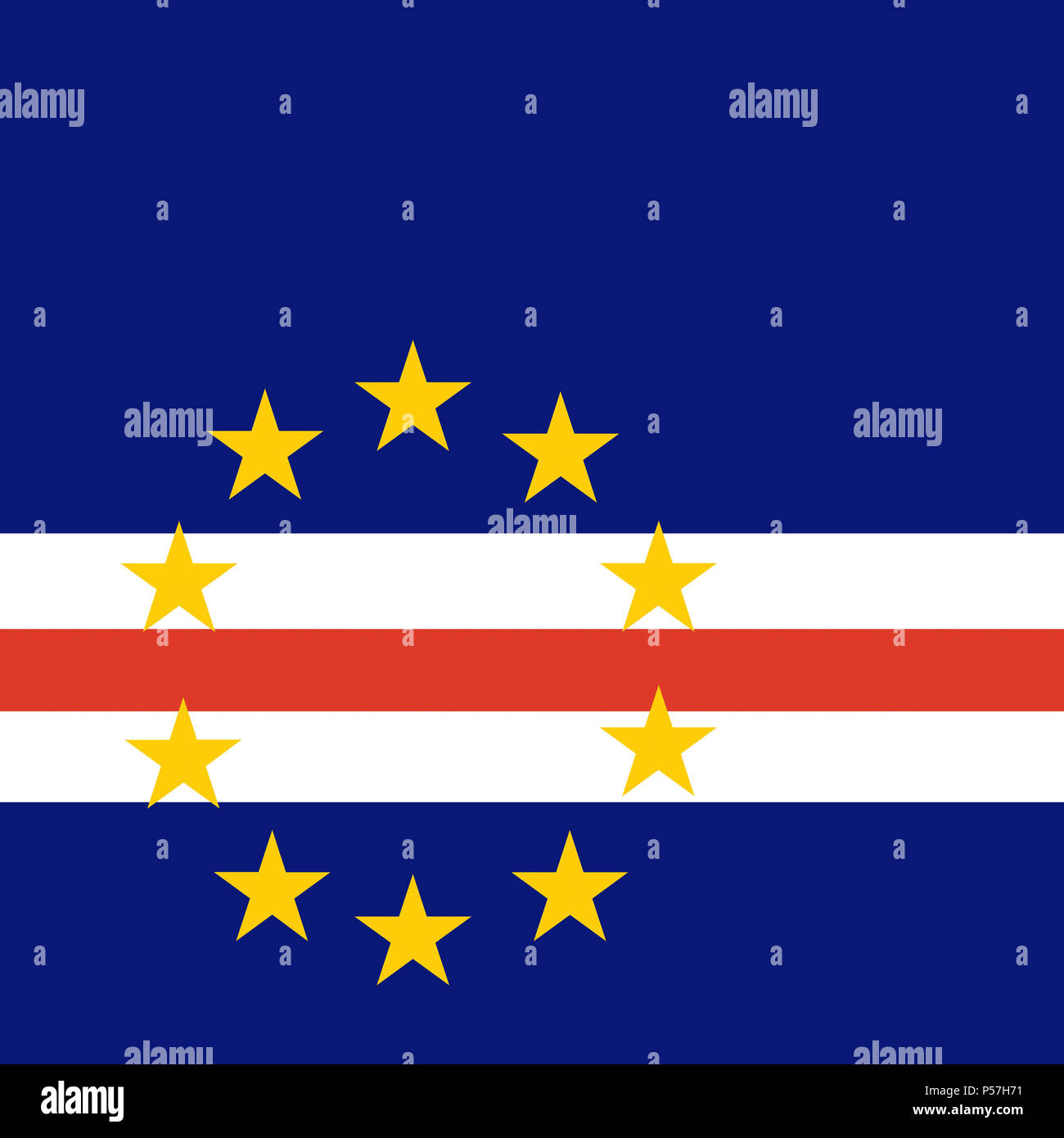 Flag of cabo verde hi-res stock photography and images - Alamy