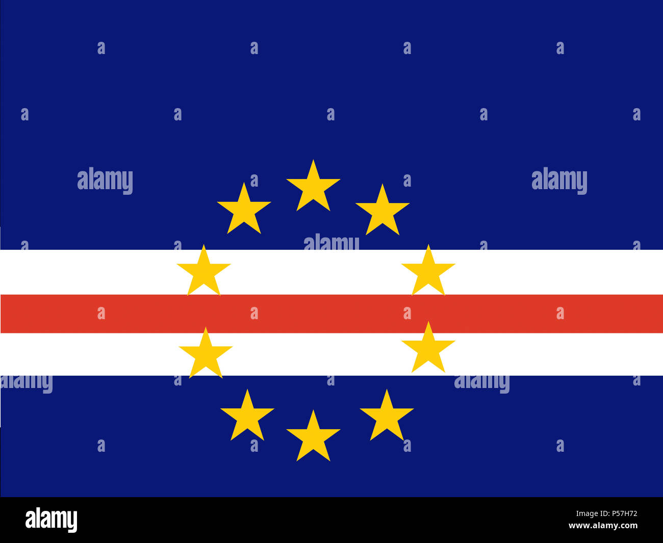 Flag of cabo verde hi-res stock photography and images - Alamy