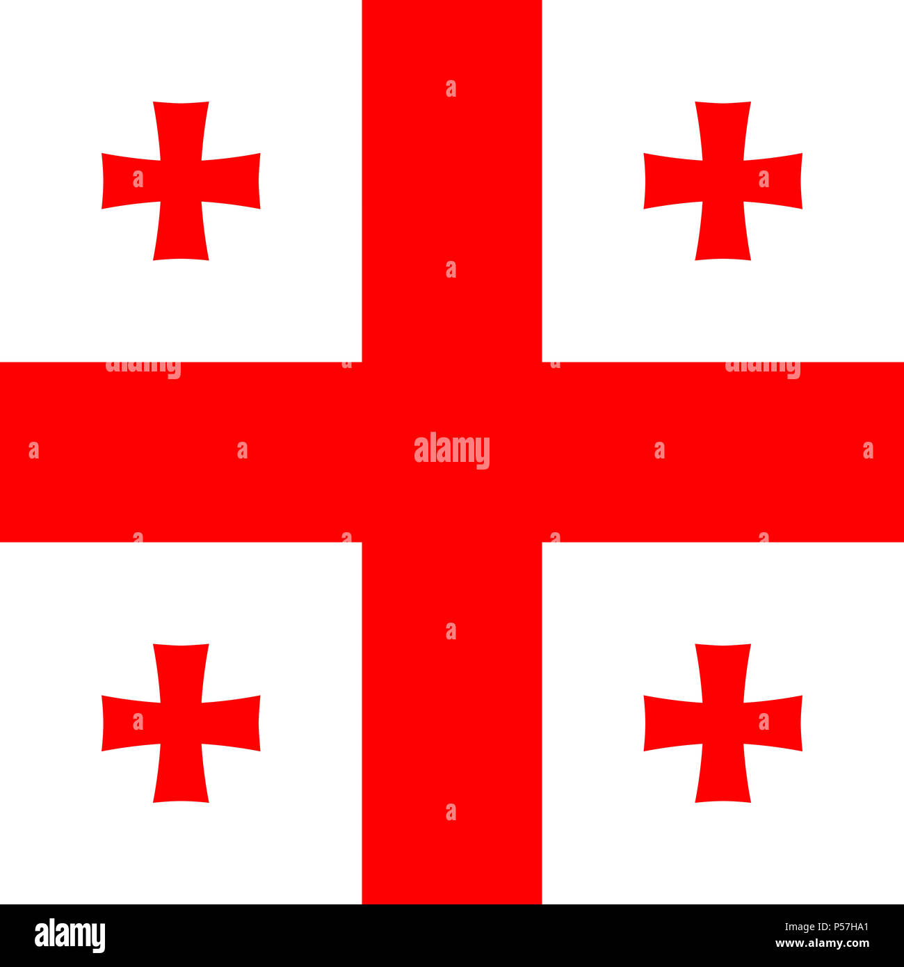 National flag georgia hi-res stock photography and images - Alamy