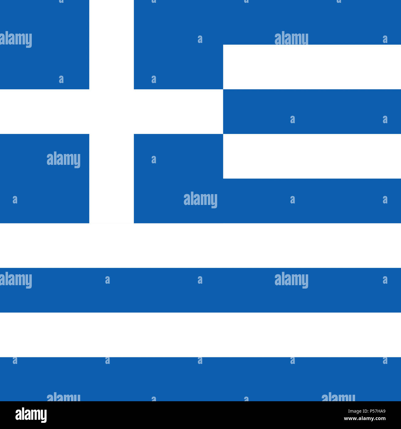 Official national flag of Greece Stock Photo - Alamy