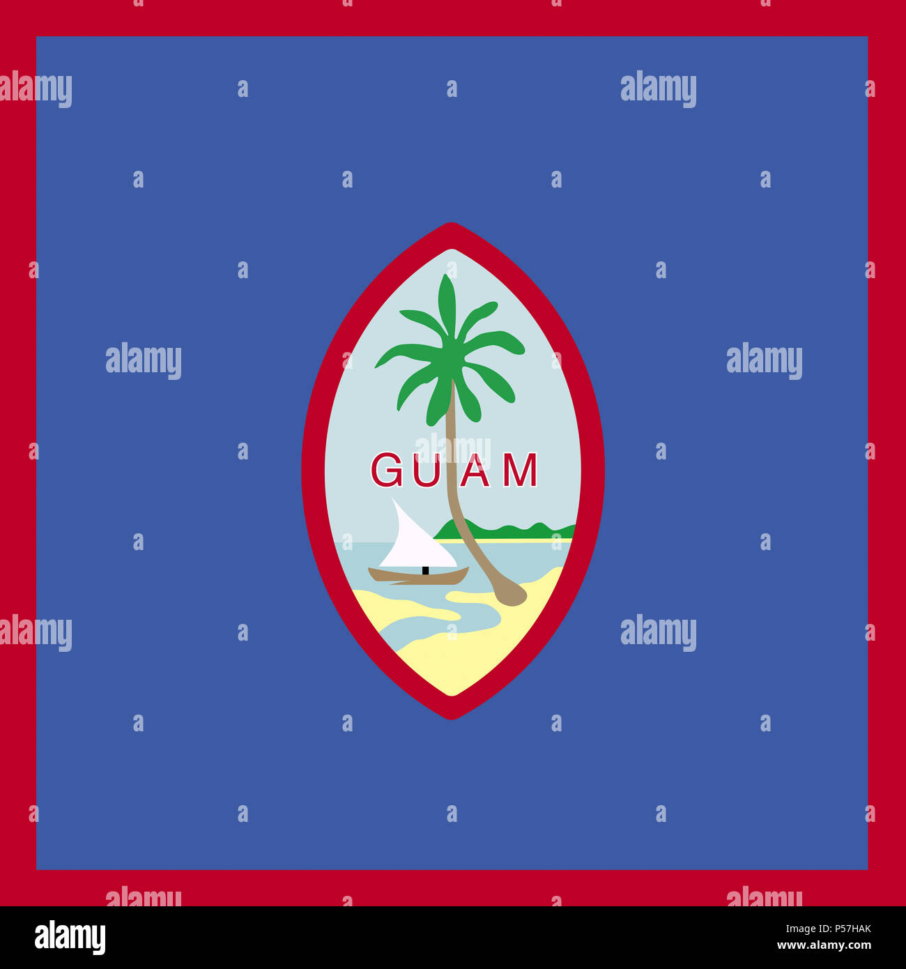 Flag of guam hi-res stock photography and images - Alamy