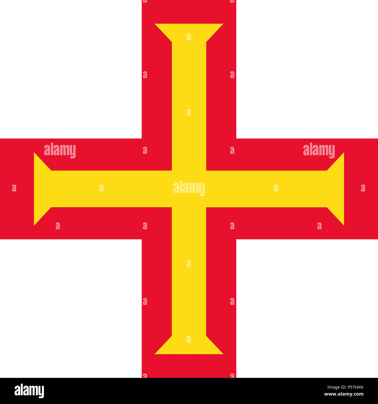 Flag of guernsey hi-res stock photography and images - Alamy