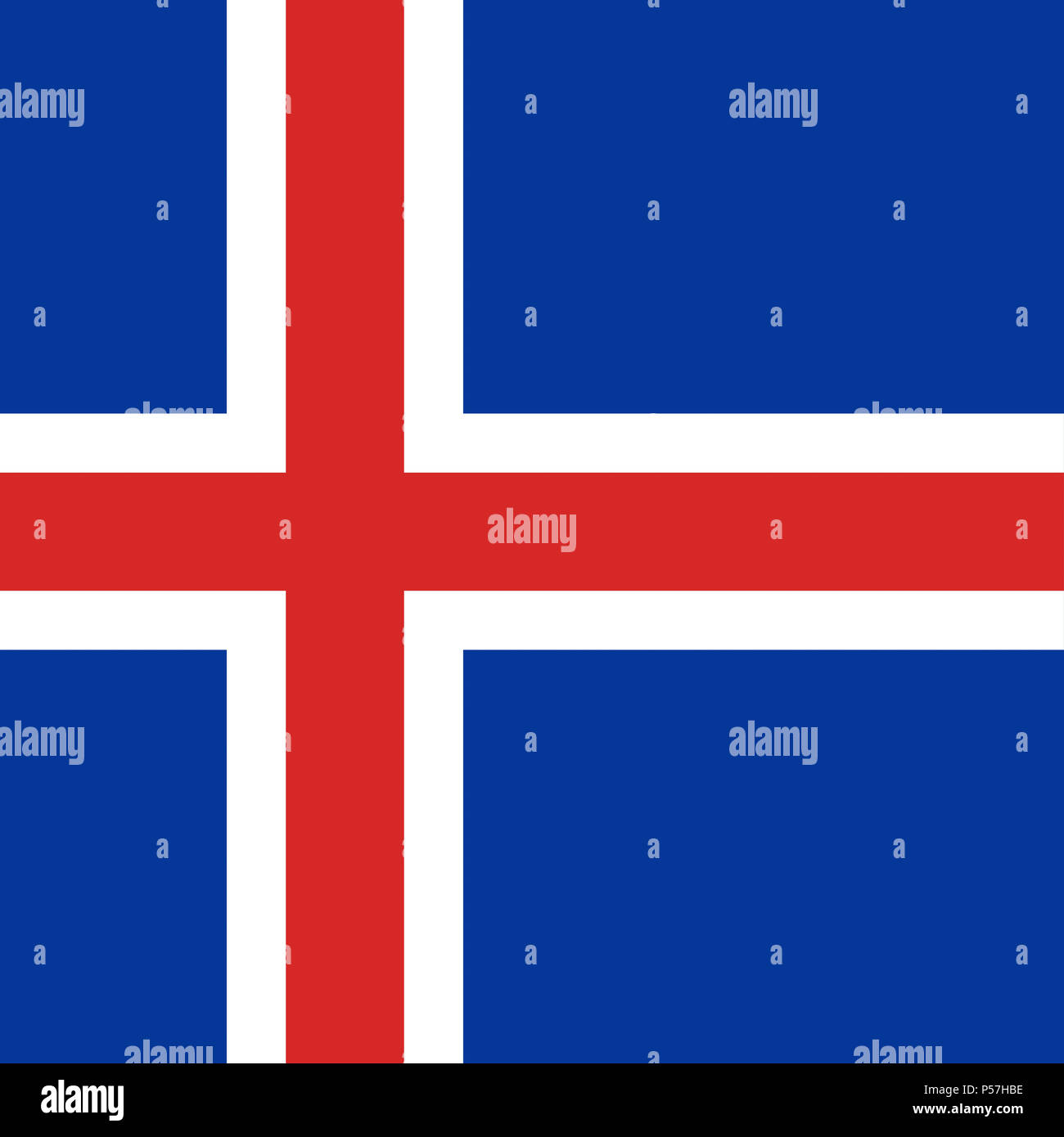 Icelandic official flag hi-res stock photography and images - Alamy
