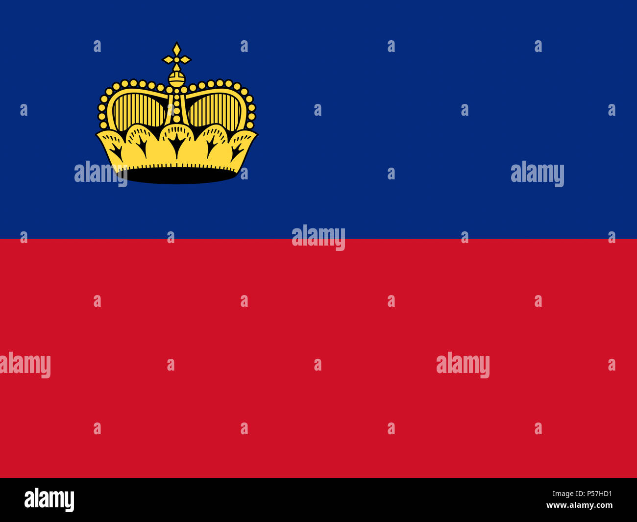 Liechtenstein official flag hi-res stock photography and images - Alamy