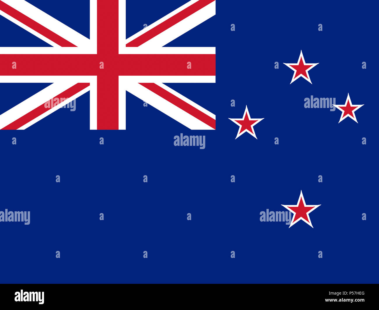 New zealand official flag hi-res stock photography and images - Alamy
