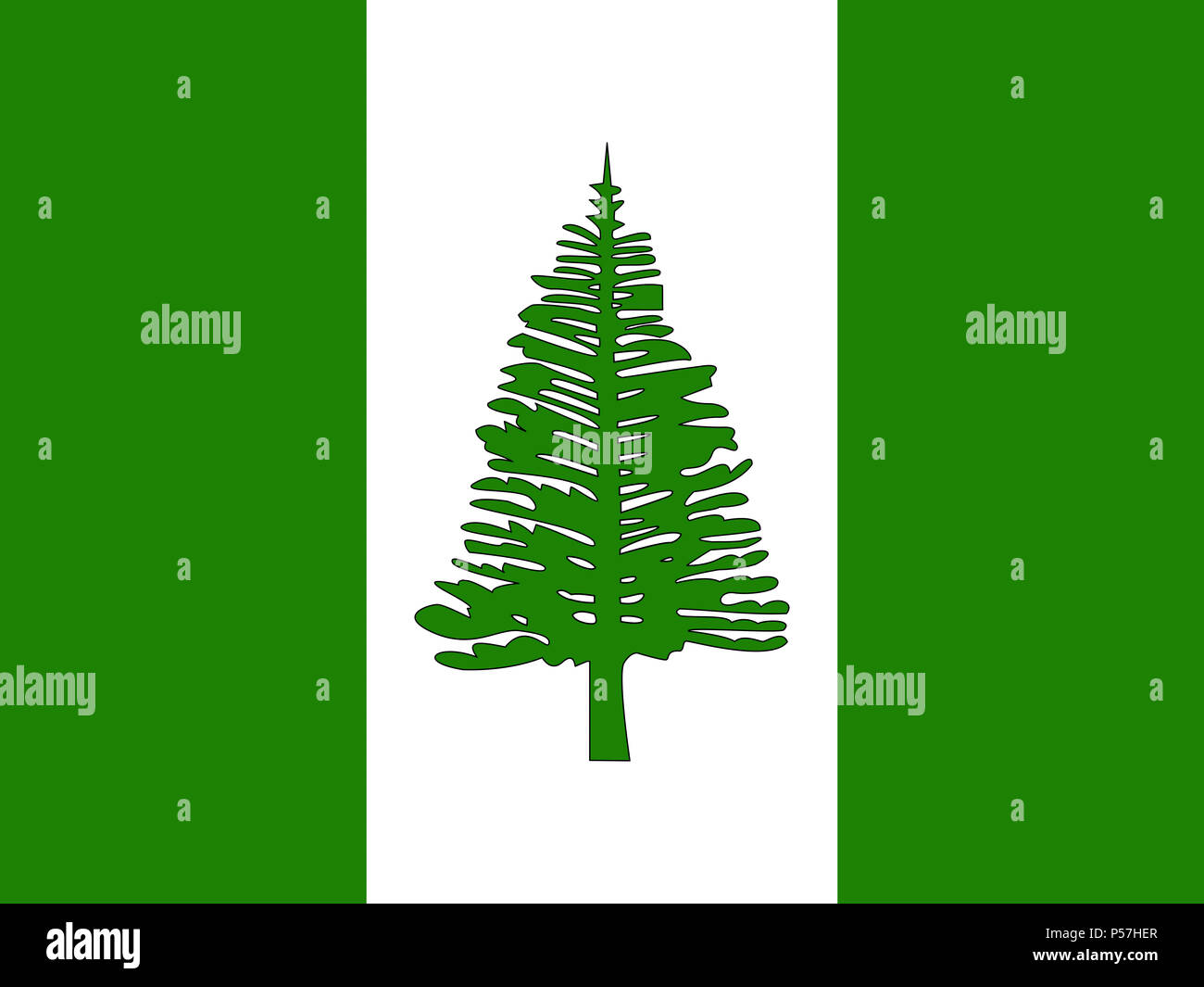 Official national flag of Norfolk Island Stock Photo - Alamy