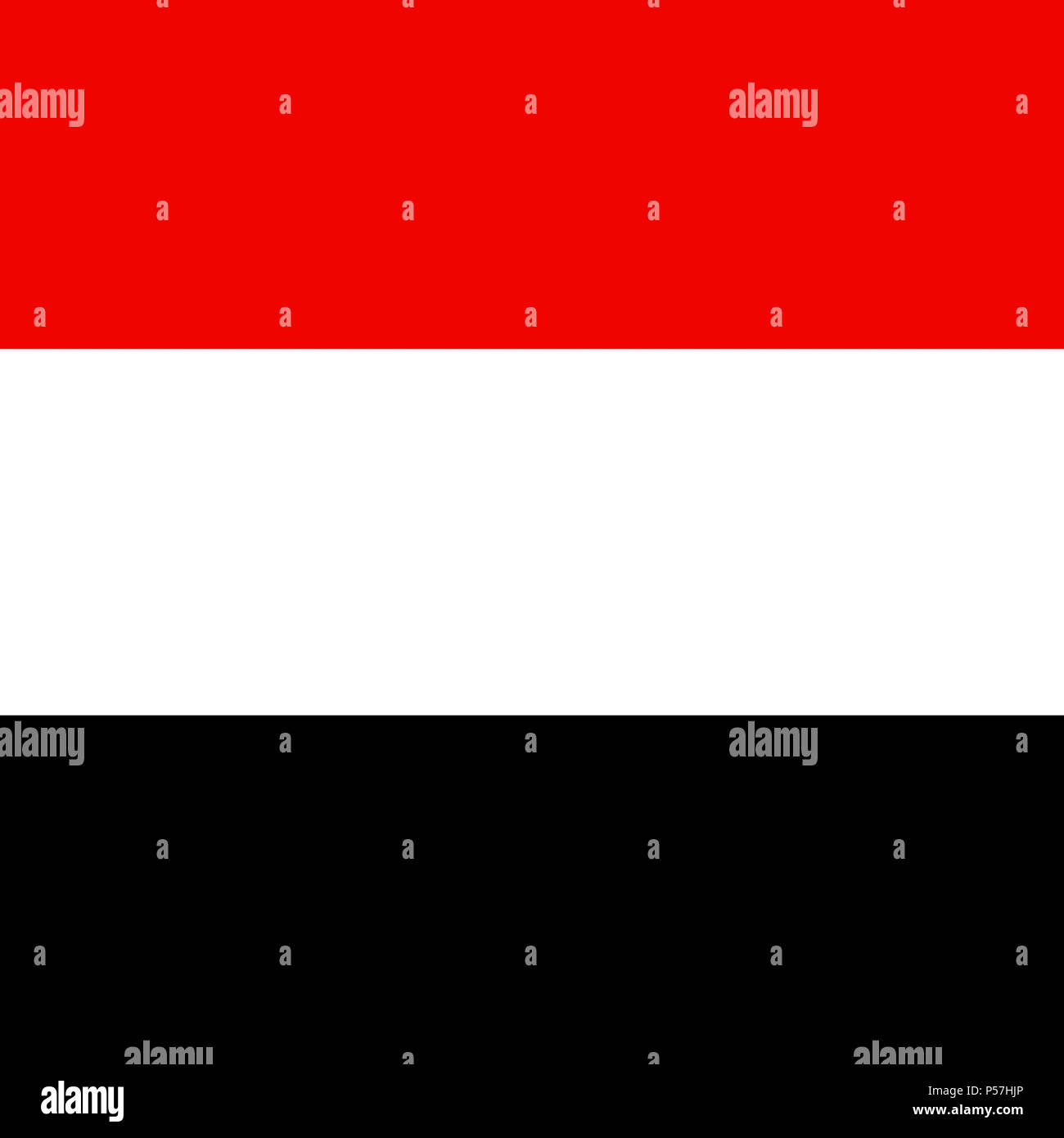 Official national flag of Yemen Stock Photo - Alamy