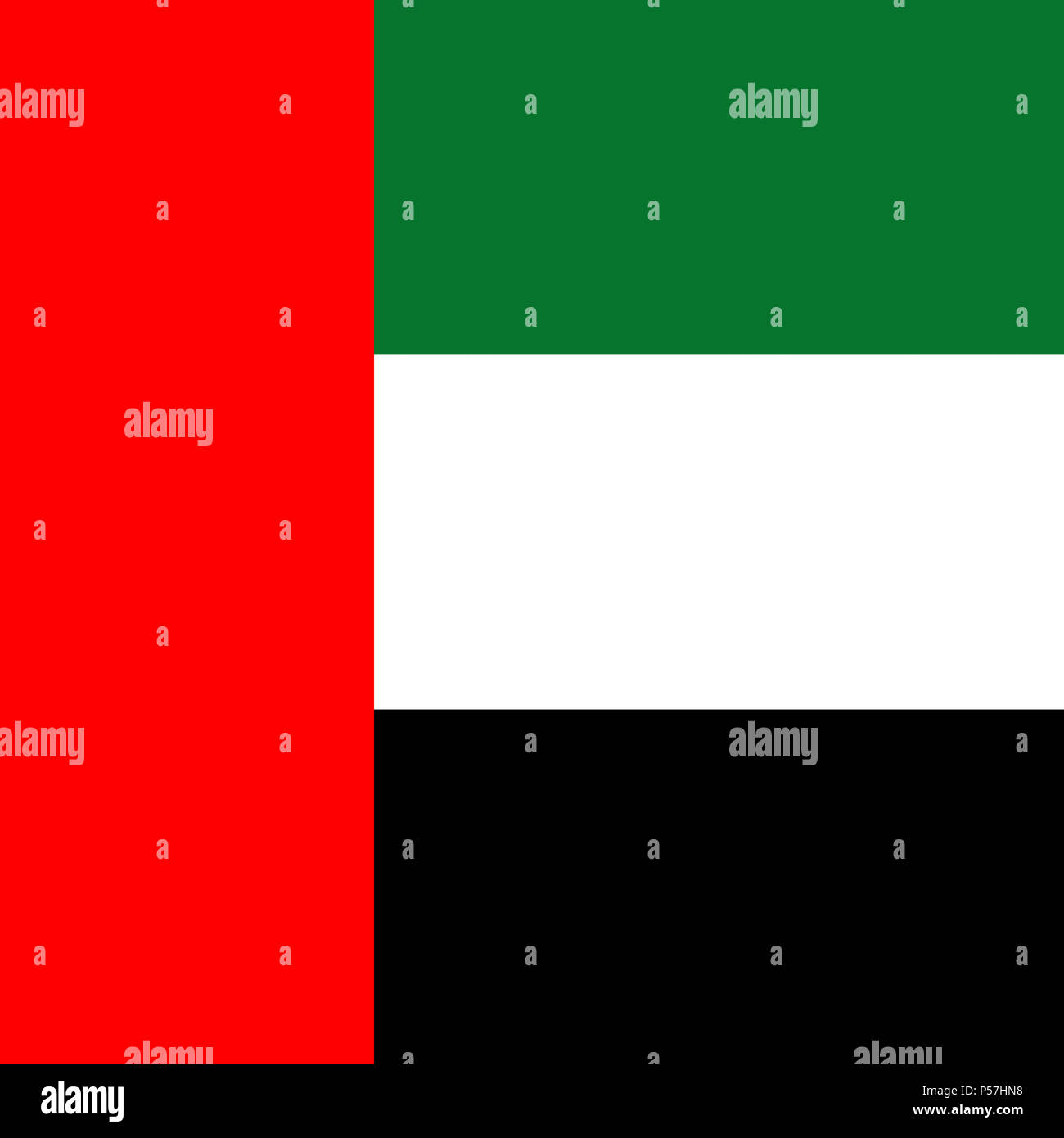 Official flag of the united arab emirates hi-res stock photography and ...