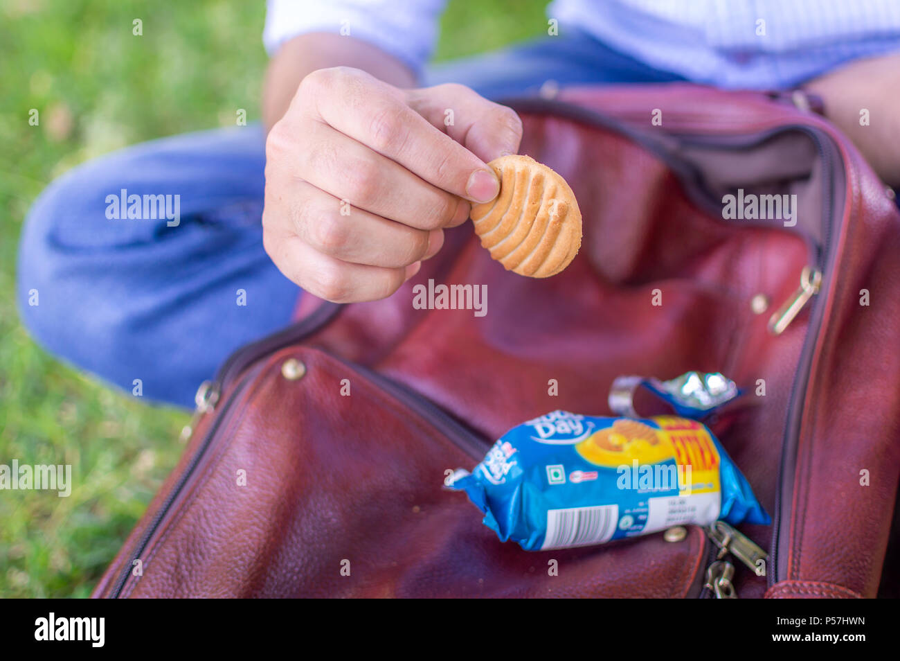 Just eat backpack hi-res stock photography and images - Alamy