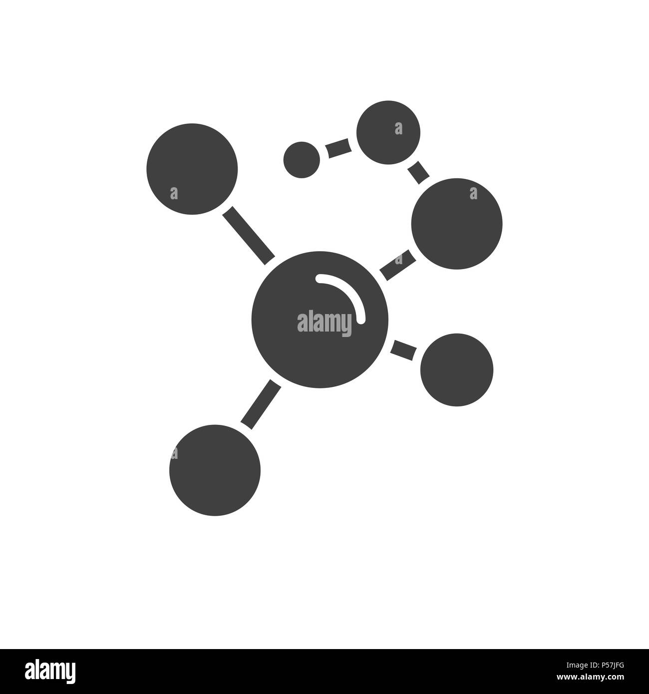 Molecule Vector Icon Stock Vector Image And Art Alamy