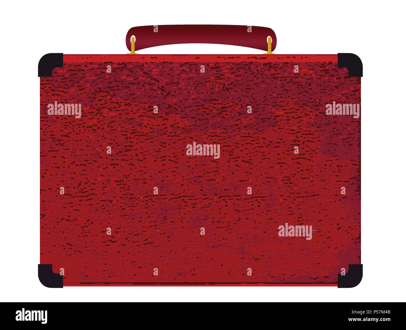 Leather holdall bag Stock Vector Images - Alamy