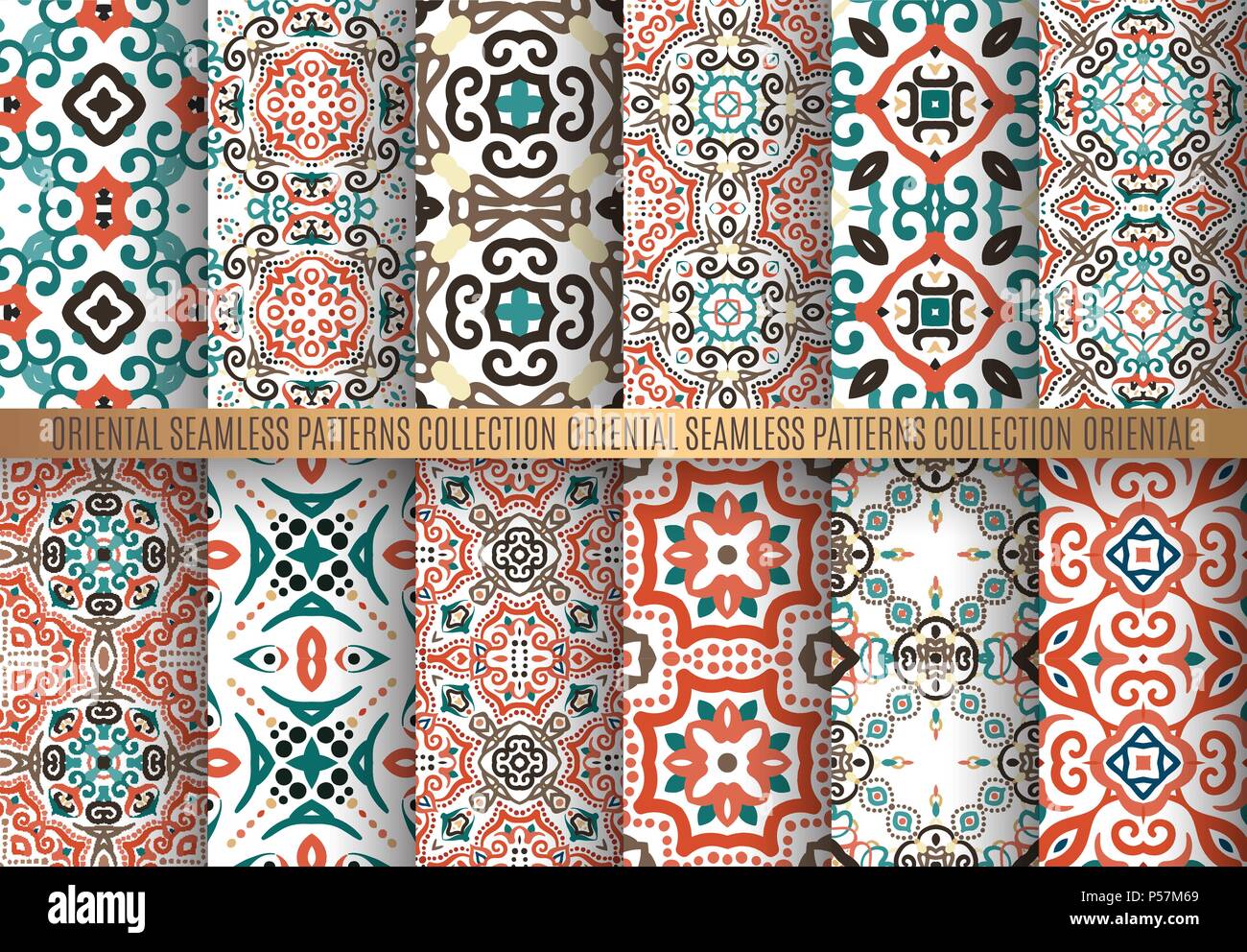 Colorful Arabesque Patterns Stock Vector Image & Art - Alamy