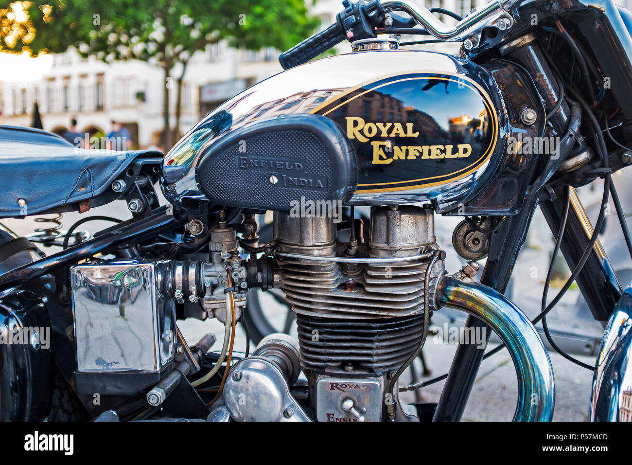 Royal Enfield Bullet High Resolution Stock Photography and Images - Alamy