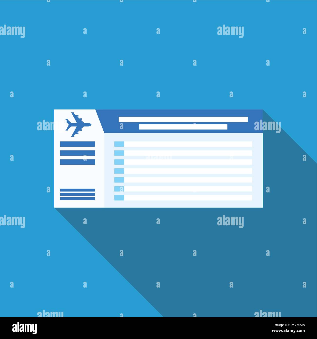 air ticket icon Stock Vector Image & Art - Alamy
