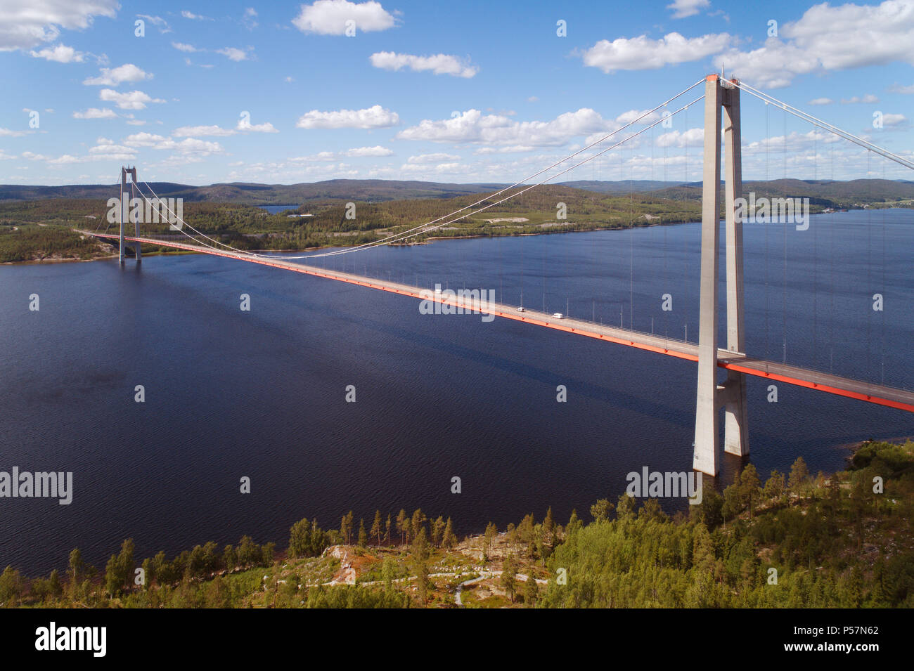 Sweden high coast bridge hi-res stock photography and images - Alamy