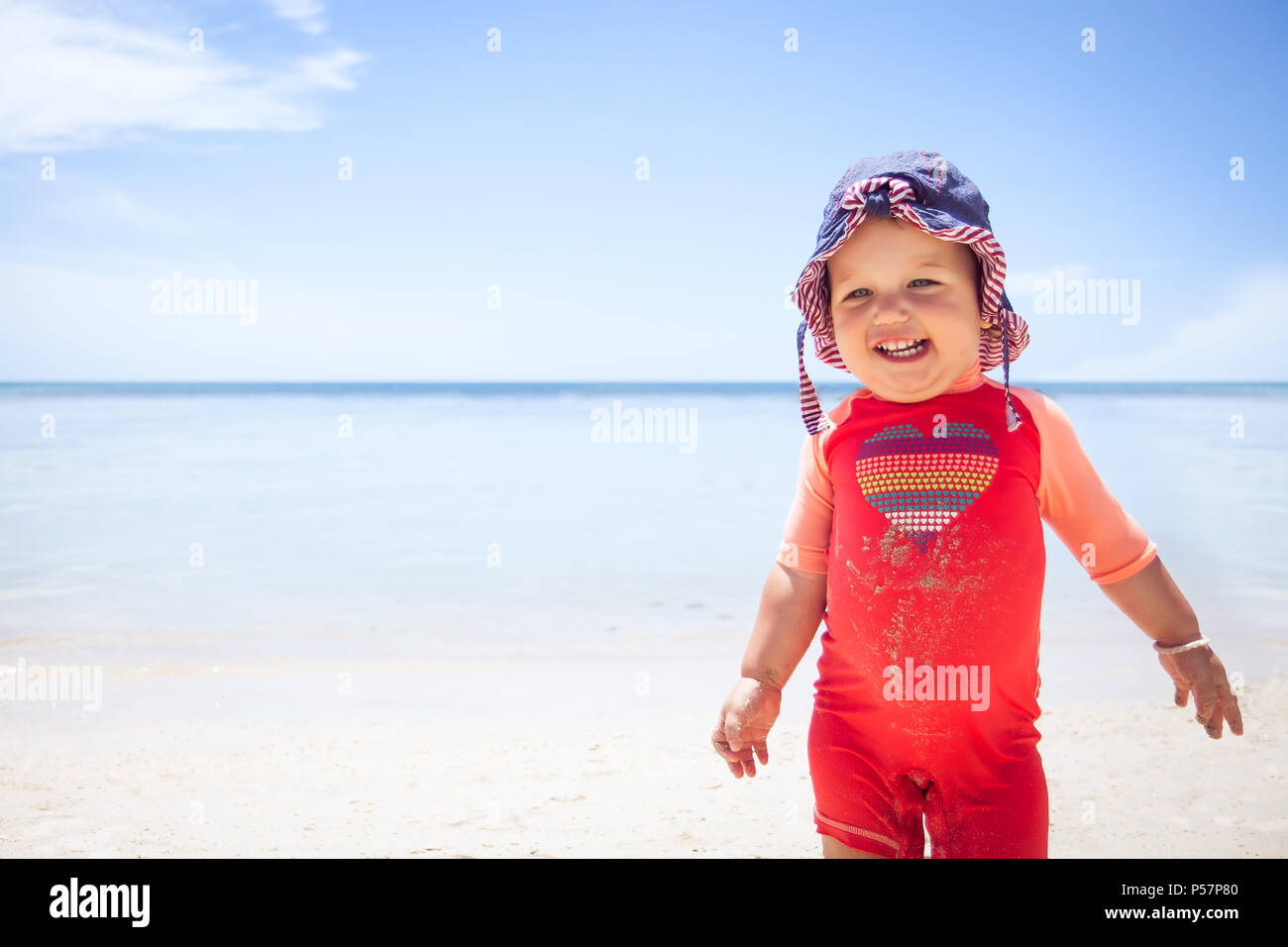 Baby With Sun And Sky