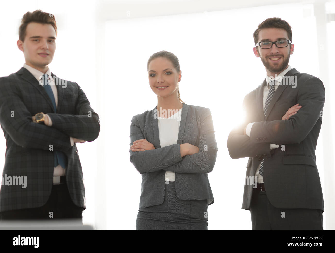 Portrait team corporate professionals hi-res stock photography and ...