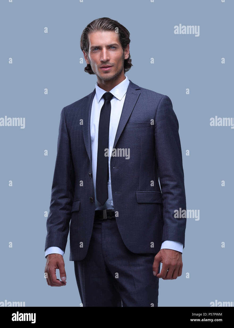 Side view businessman black suit handshake hi-res stock photography and ...