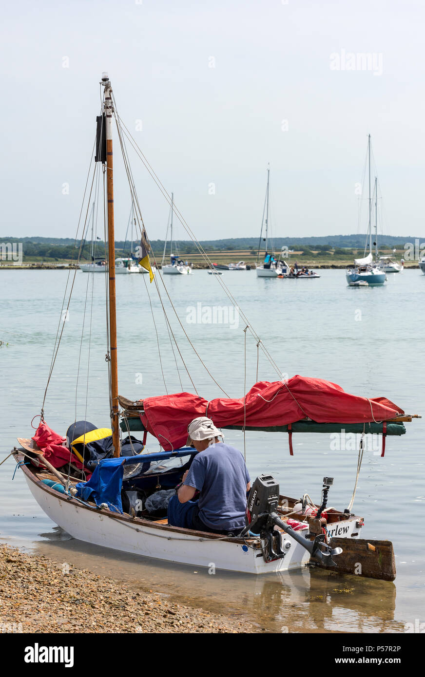 Rudder dinghy hi-res stock photography and images - Alamy